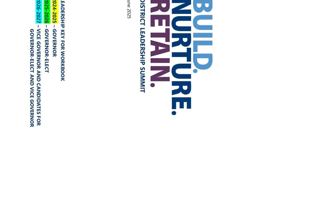 COMPLETE WORKBOOK – District Leadership Summit | Kiwanis International